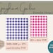 Gingham Plaid Digital Paper Bundle, 50 Color Pack, Instant Download ...