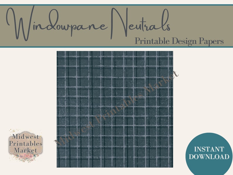 Printable Scrapbook Paper, Digital Paper Bundle, Digital Paper, Plaid ...