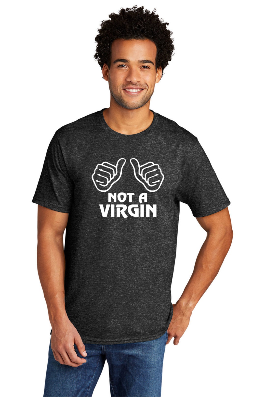 Not a Virgin Graphic Tee - Etsy
