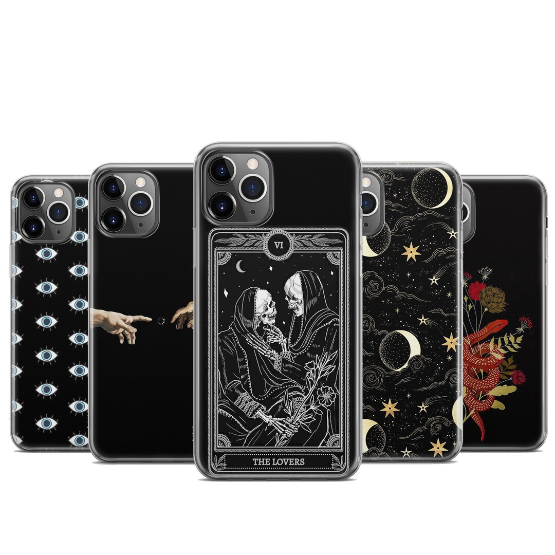Dark, Tarot, Magic Phone Case, Cover for iPhone 14, 13, 12, 11 ,X, Xs ...