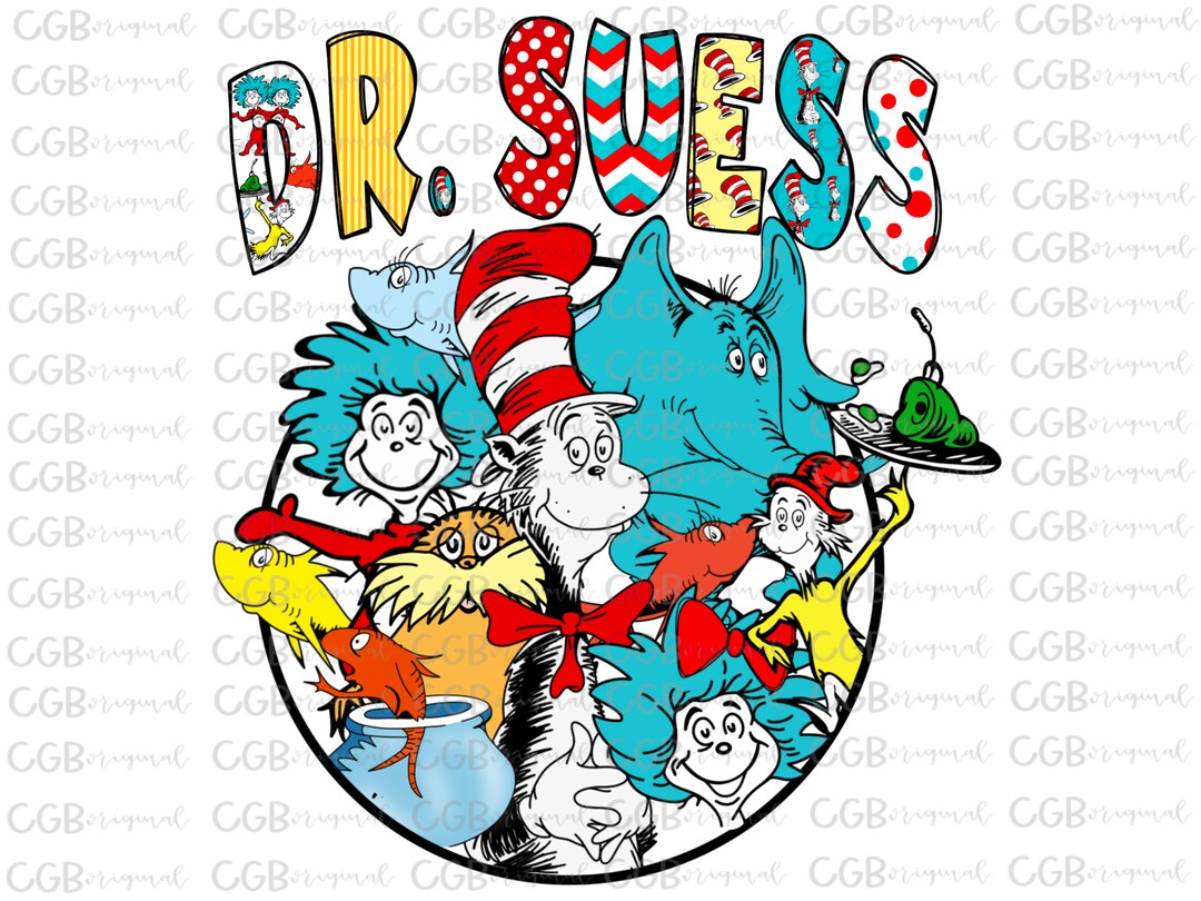 Dr. Suess Day/png File/ Cat in the Hat/ Sublimation Design - Etsy