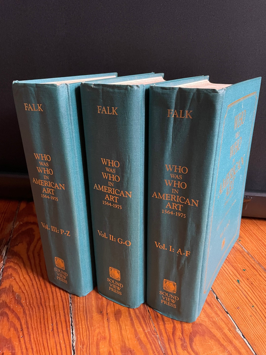 3 Volume Set - Who Was Who in American Art 1564 - 1975 Falk (1999 ...