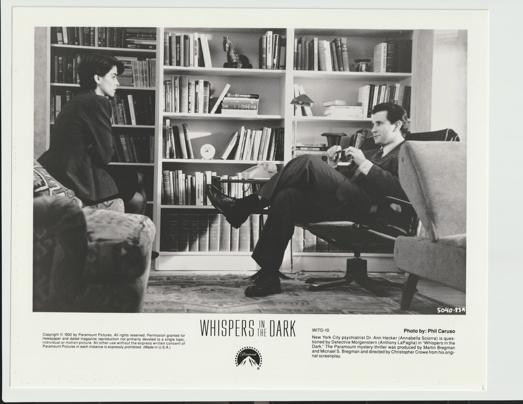 Whispers in the Dark (1992) Vintage Movie Photo of Annabella Sciorra ...