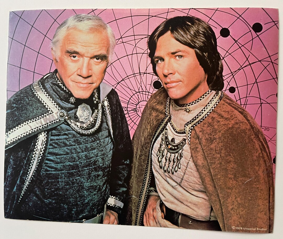 Battlestar Galactica (1978) Vintage Promo Photo of Lorne Greene as ...