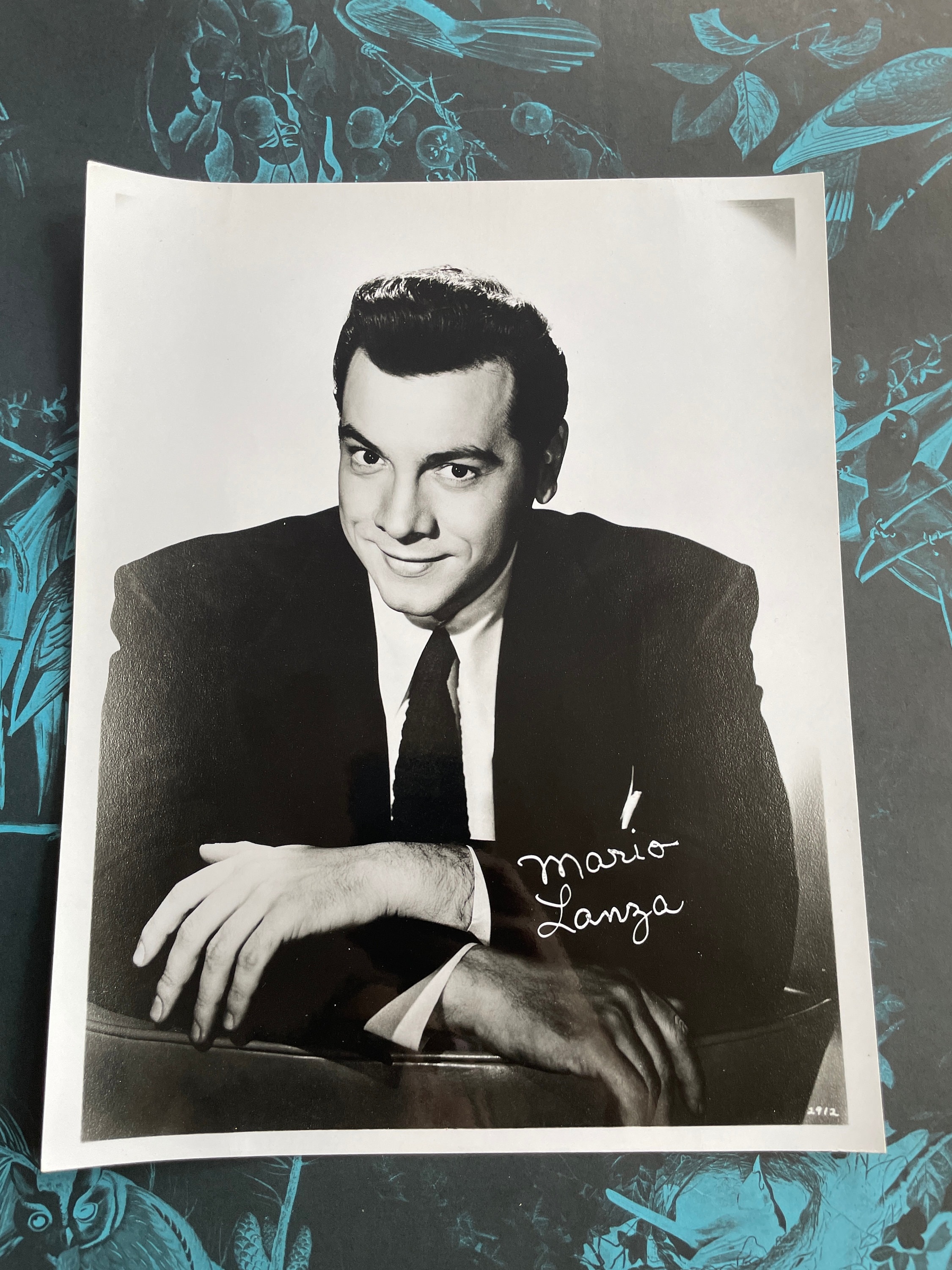 C 1950s Signed Photo of Mario Lanza Singer Actor Vintage 8x10 Celebrity ...