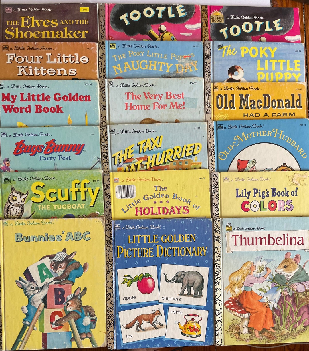 Little Golden Books Your Choice Good Condition 1950s 1990s Four Little ...
