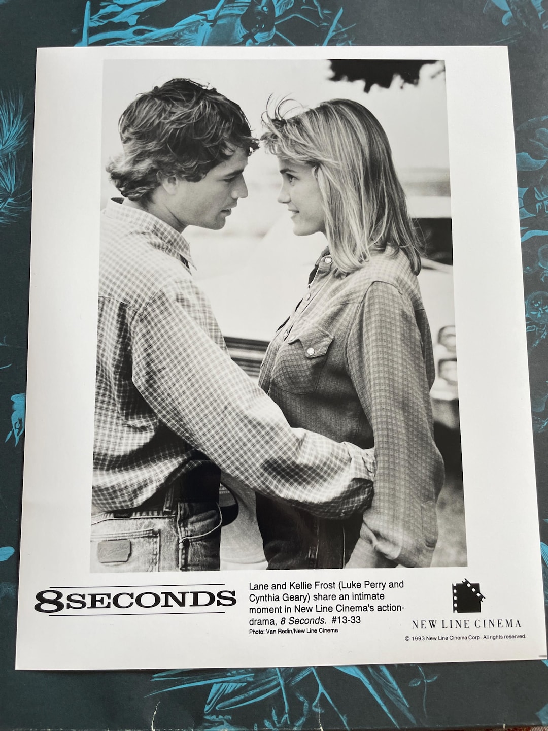 8 Seconds (1993) Vintage Drama Movie Photo of Luke Perry and Cynthia ...