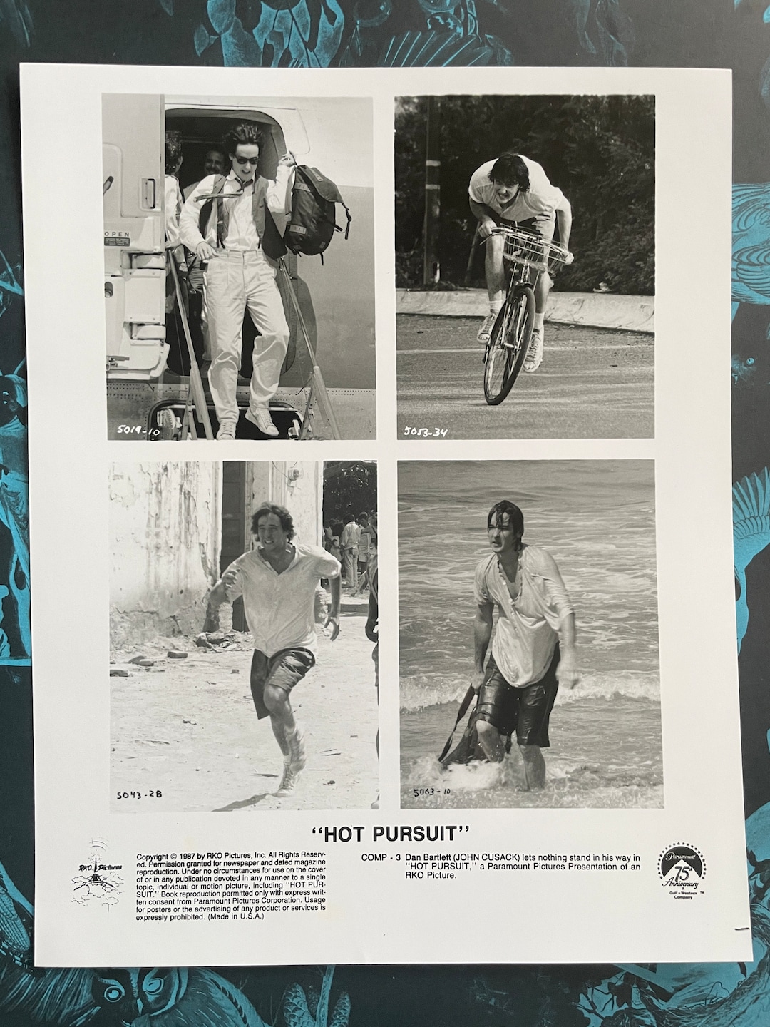 Hot Pursuit (1987) Vintage John Cusack 80s Comedy Movie Photo - Etsy