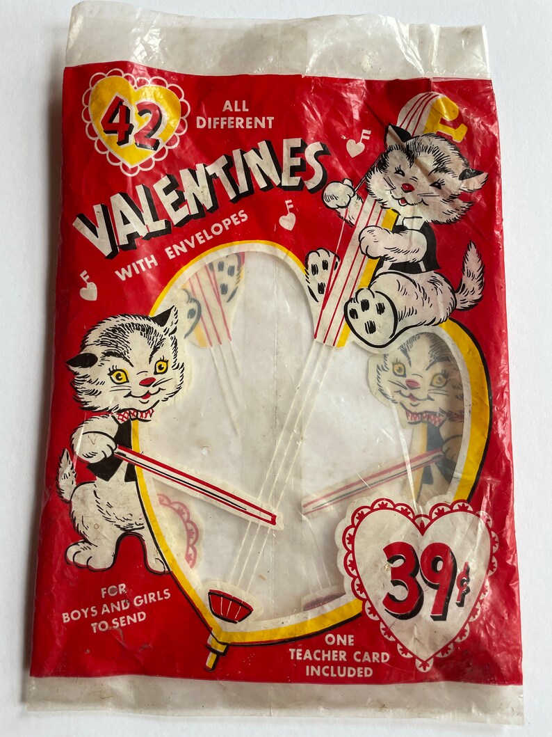 Buzz Cut Hunk "ring the Bell" Carnival Game Vintage Valentine Greeting ...