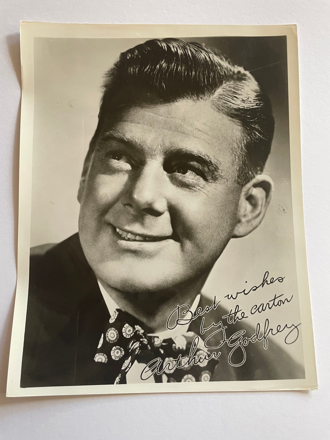 Arthur Godfrey Vintage Celebrity Photo 8x10 Signed best Wishes by the ...