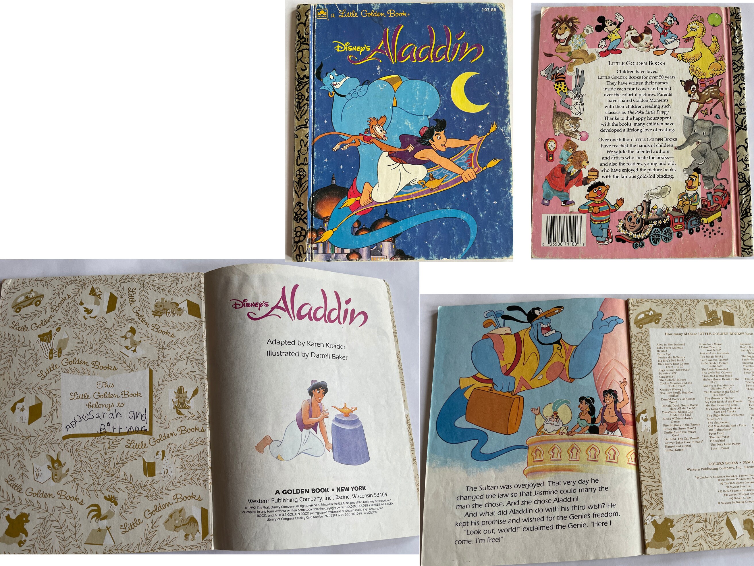 1980s 1990s 9 First Edition Your Choice A Edition Little Golden Books ...