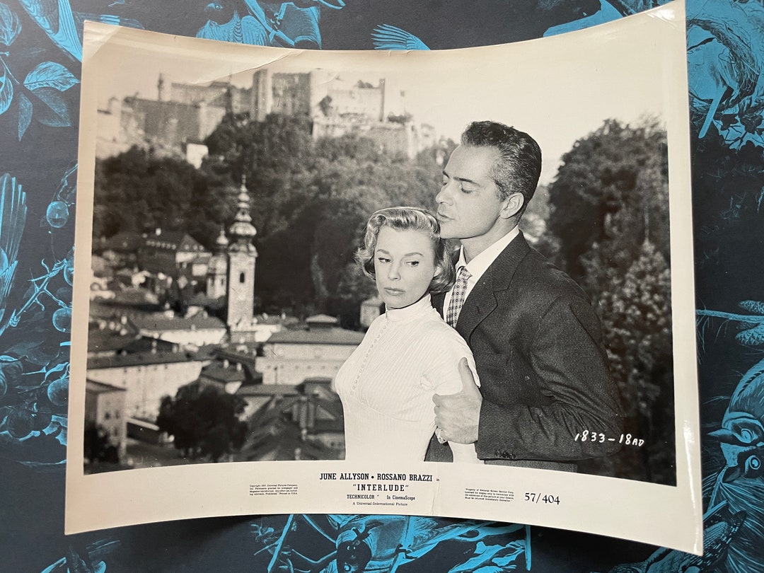 Interlude (1957) Vintage Movie Photo of June Allyson and Rossano Brazzi From the 1950s Romance ...