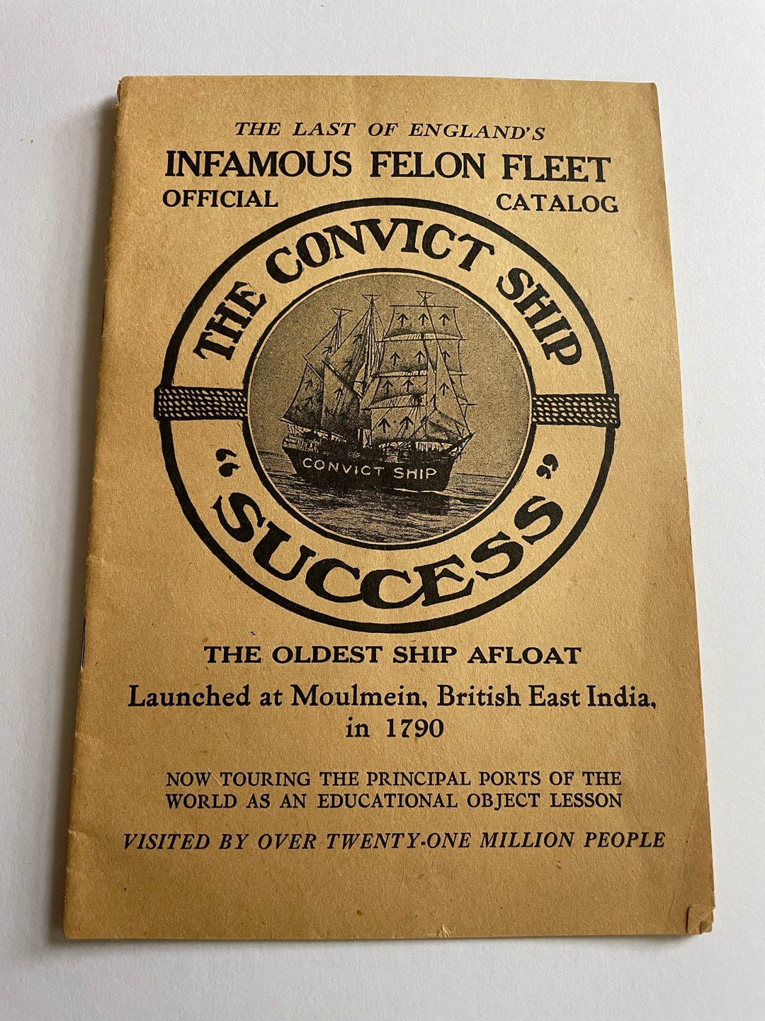 The Official History of the Convict Ship "success" "infamous Felon ...