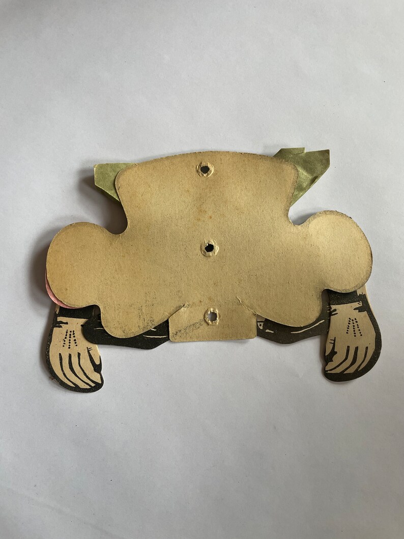 Vintage Wonder Dancer Honeycomb Crepe Paper Dangling Dancing Person in ...