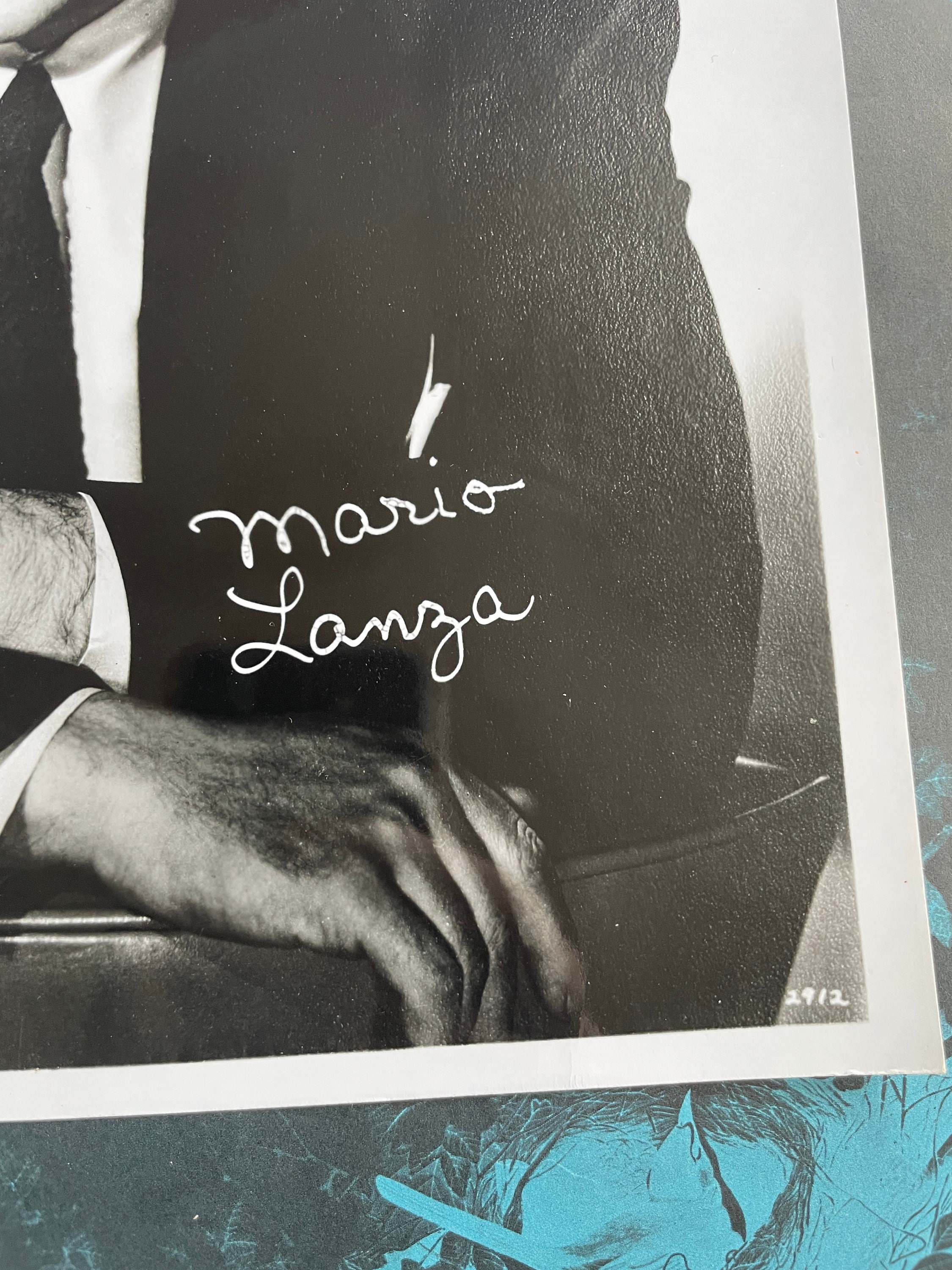C 1950s Signed Photo of Mario Lanza Singer Actor Vintage 8x10 Celebrity ...