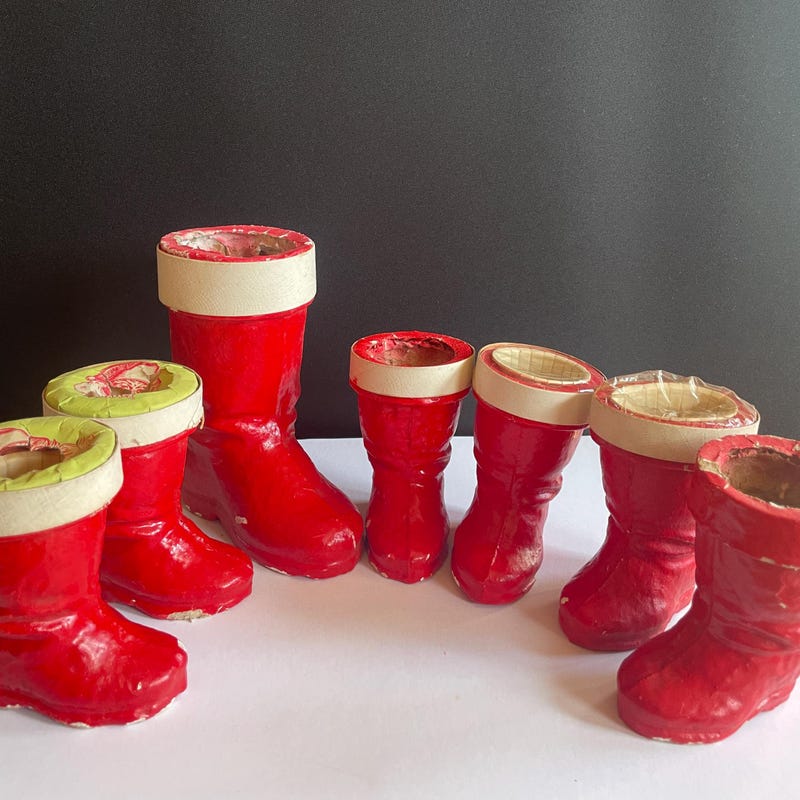 Paper Mache Santa - Etsy