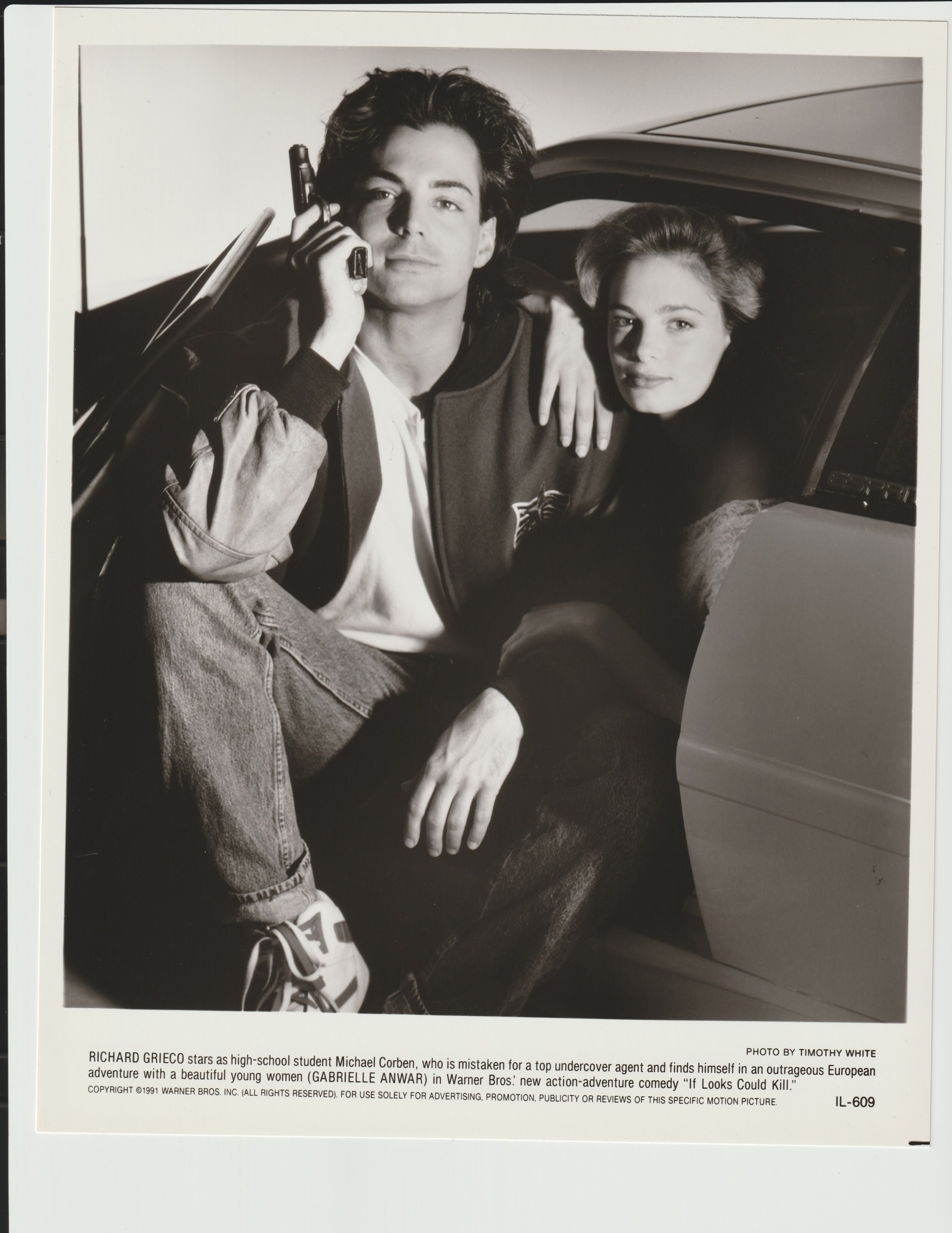 If Looks Could Kill 1991 Vintage Movie Photo of Richard Greico and ...