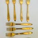 Vintage Thai Siam Flatware Set 27 Piece Serves 7 - Brass Gold Tone ...