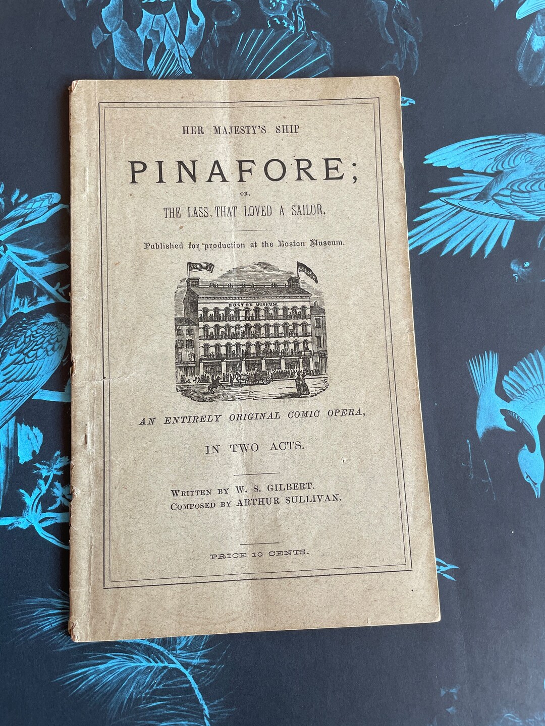 Antique Gilbert and Sullivan Comic Opera PINAFORE or the Lass That ...
