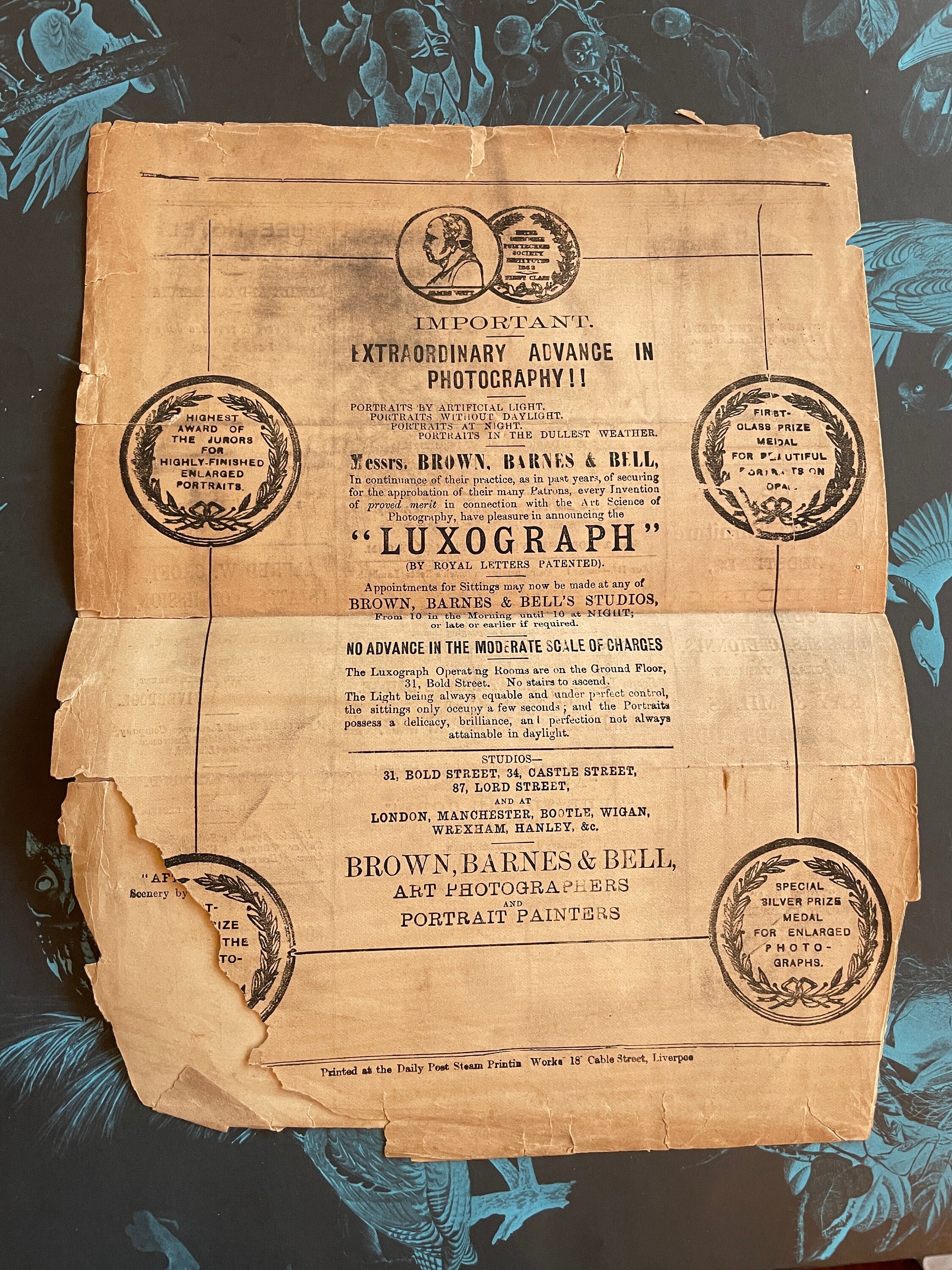 Antique Theater Ephemera - Amphi Theatre, the Royal Amphitheatre ...