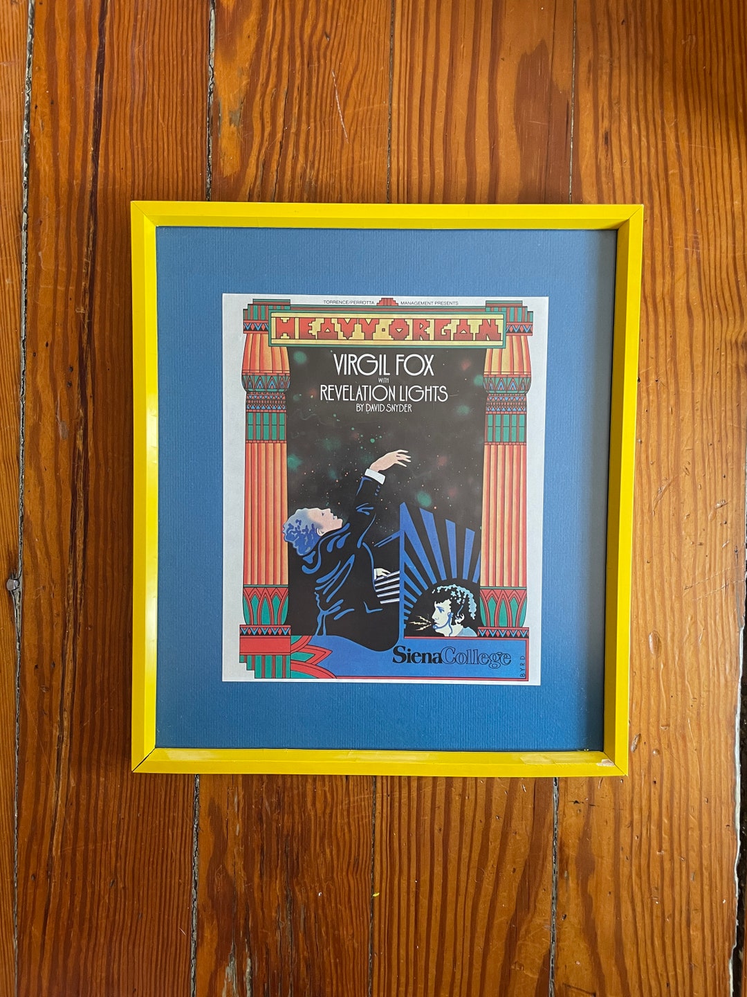 Framed Heavy Organ Virgil Fox With Revelation Lights by David Snyder ...