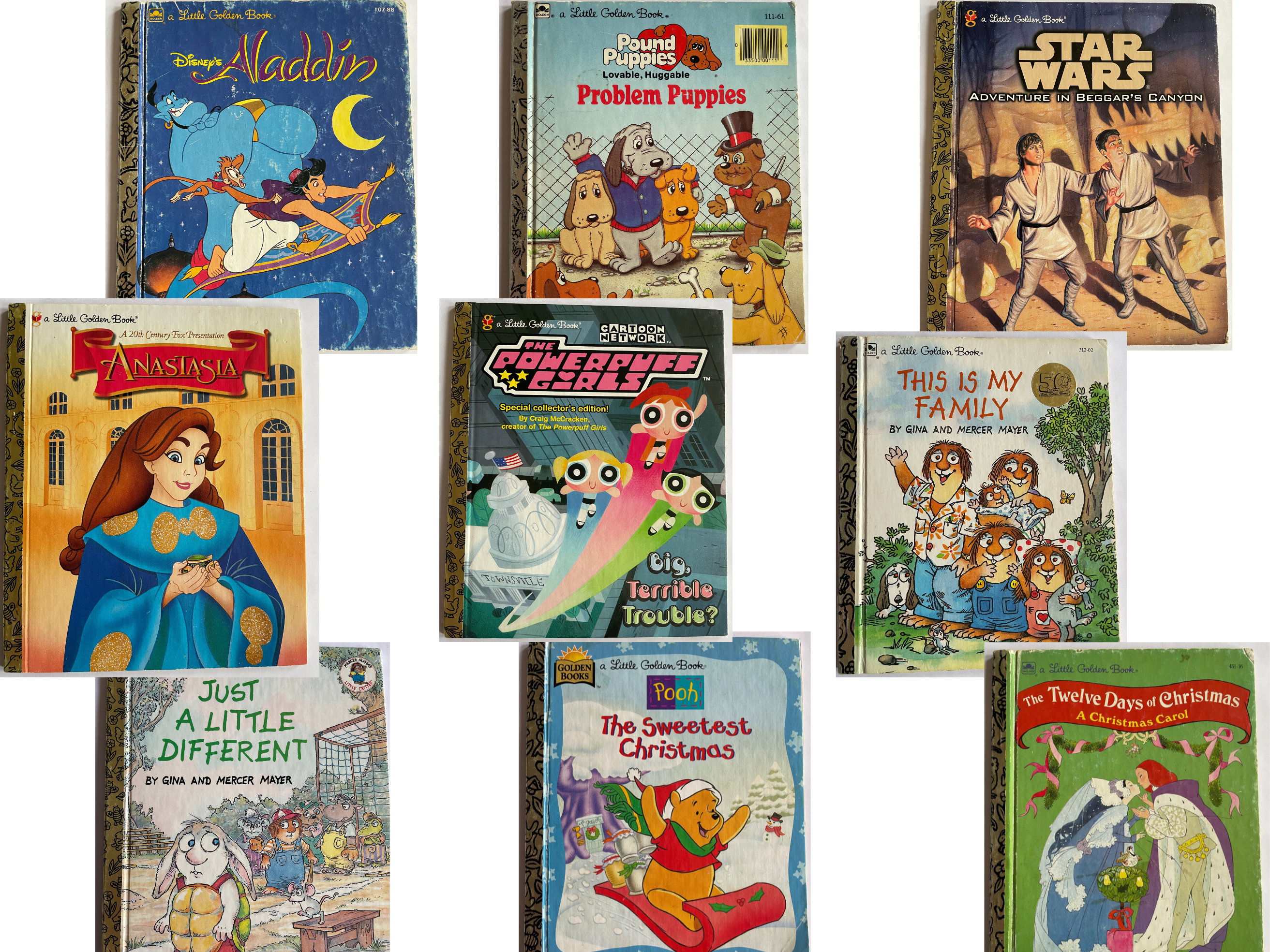 1980s 1990s 9 First Edition Your Choice A Edition Little Golden Books ...