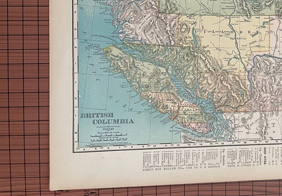 British Columbia World Map