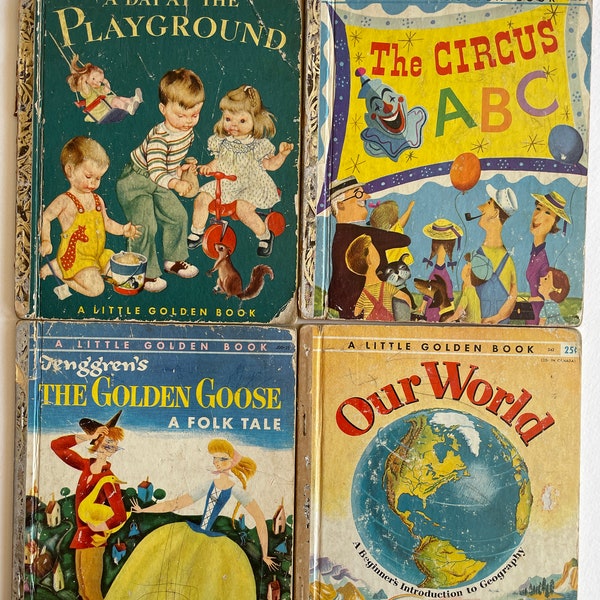 Golden Books Vintage - Etsy