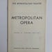 Tosca (1962) Metropolitan Opera Theatre Vintage Playbill 1960s Boston ...