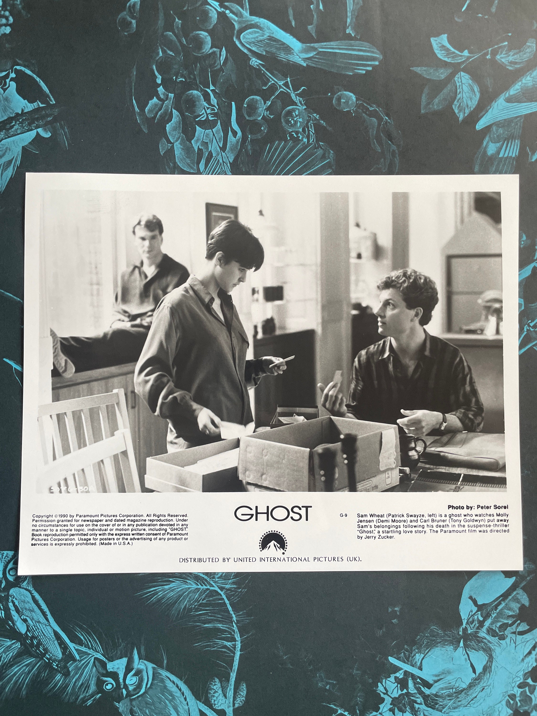 Ghost 1990 Plakat Ghost 1990 Movie Poster Original Vintage – Sold