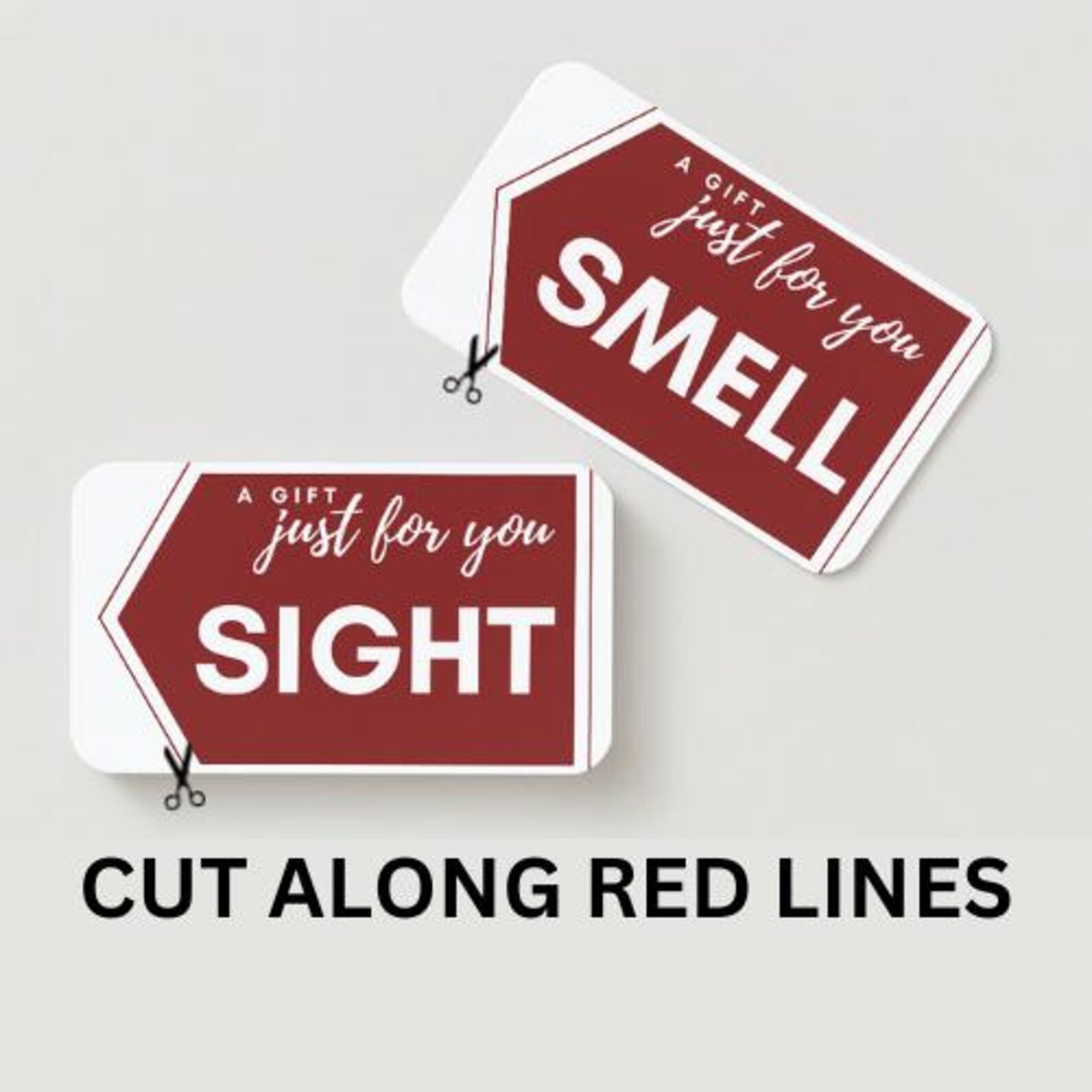 5 Senses Gift Tags, Valentine's Day Gift, Gifts for Husbands, Romantic ...
