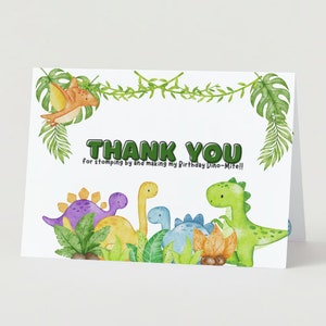 Dinosaur Thank You Cards, Three Rex, Kids Thank You, Dinosaur Card ...