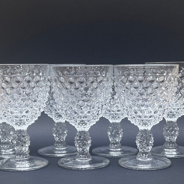 Hobnail Goblet - Etsy
