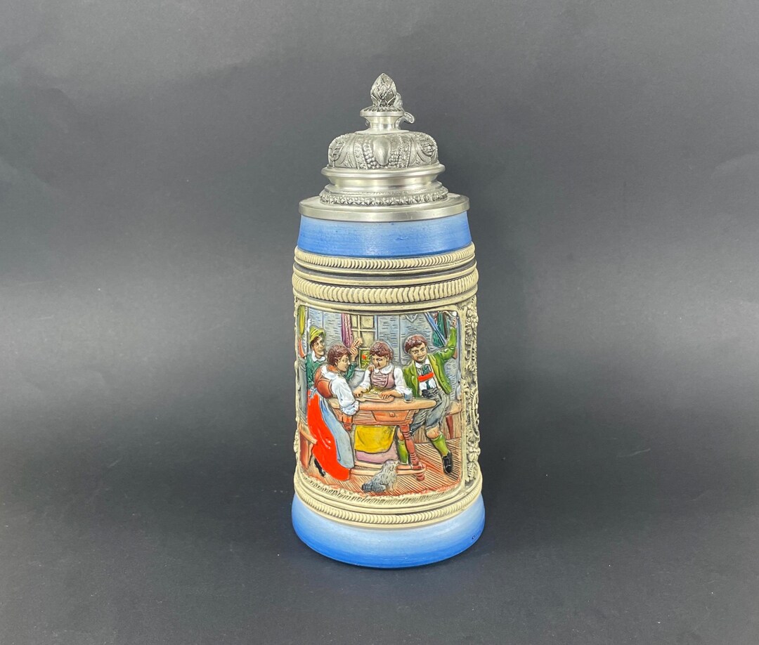 Vintage German Beer Stein: Albert Jacob Thewalt, Alt-grenzau 1894 Mold ...