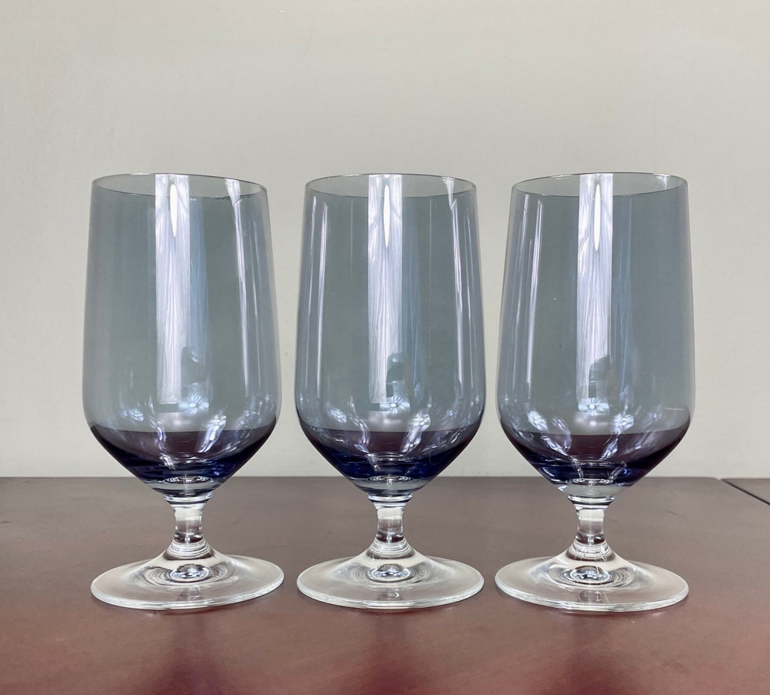 Vintage Stemware, Purple Glassware, Colorful Stemware, Iced Tea Glasses ...