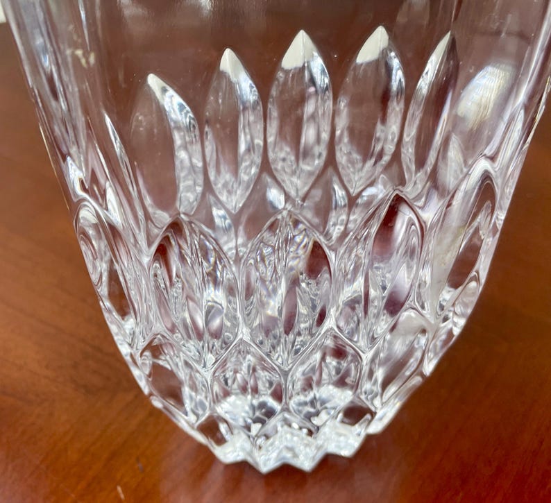 Vintage Gorham Crystal Vase: Althea Pattern Floral Table Vase - Etsy