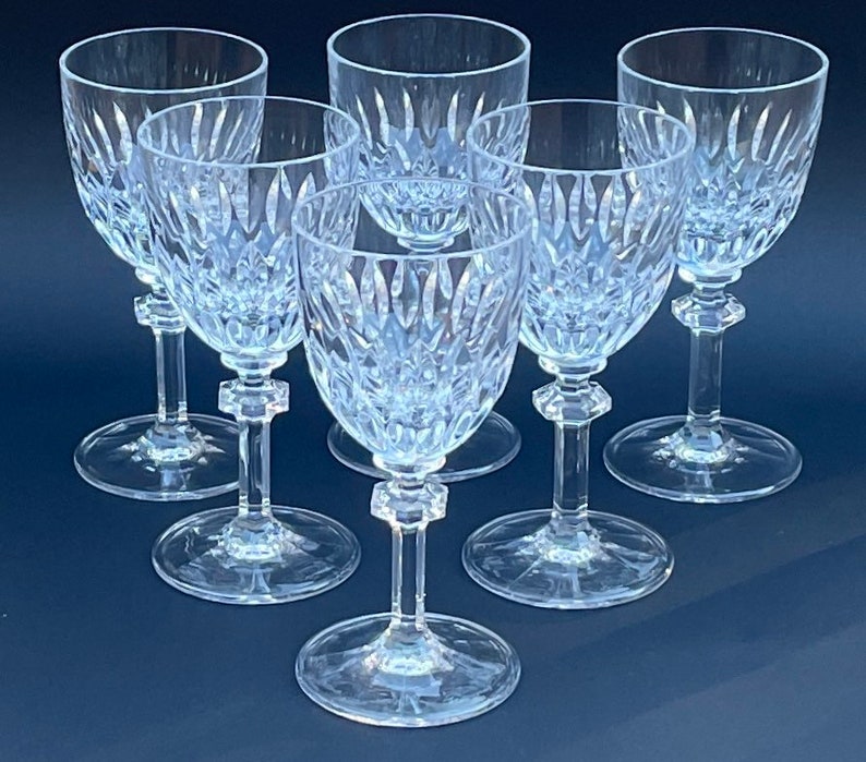 Crystal Wine Glasses Vintage Glassware Gorham Crystal - Etsy
