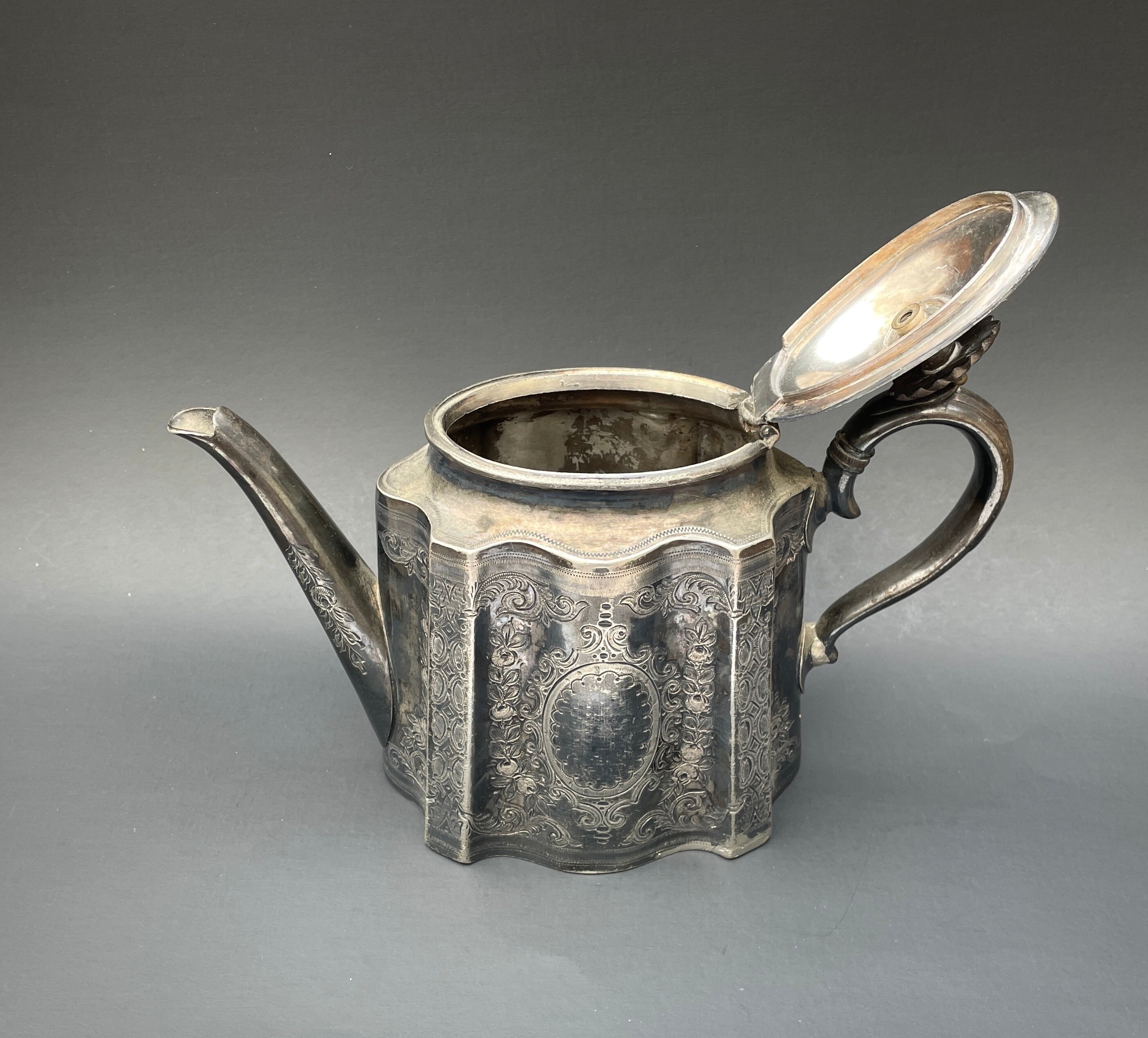 Antique Teapot Sheffield Silver Plated Teapot Circa 1881 - Etsy