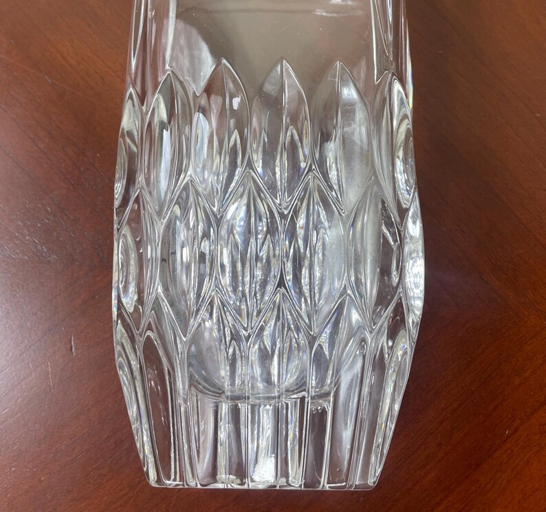 Vintage Gorham Crystal Vase: Althea Pattern Floral Table Vase - Etsy