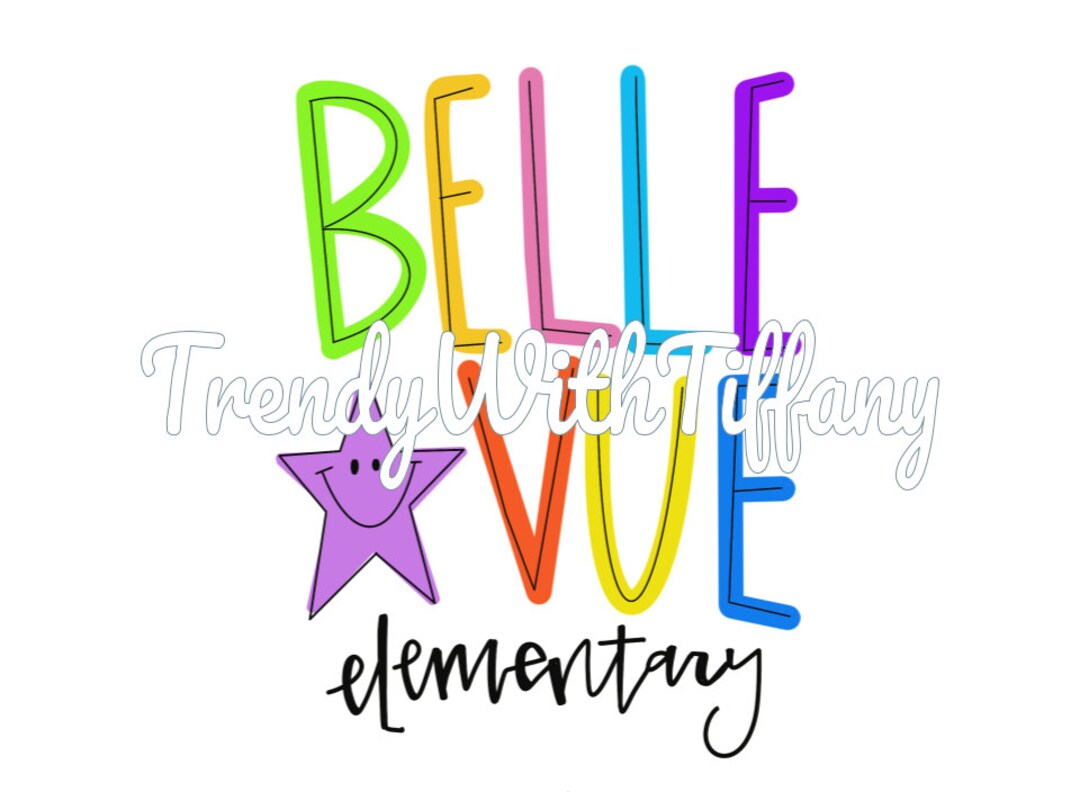 Bellevue Elementary School PNG DIGITAL DOWNLOAD - Etsy