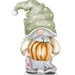 Gnome and Pumpkin Clipart, Halloween Dwarfs, Autumn, Digital Clipart ...