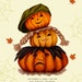 Cute Pumpkins Digital Clipart, Instant Download, Printable, Invitation ...