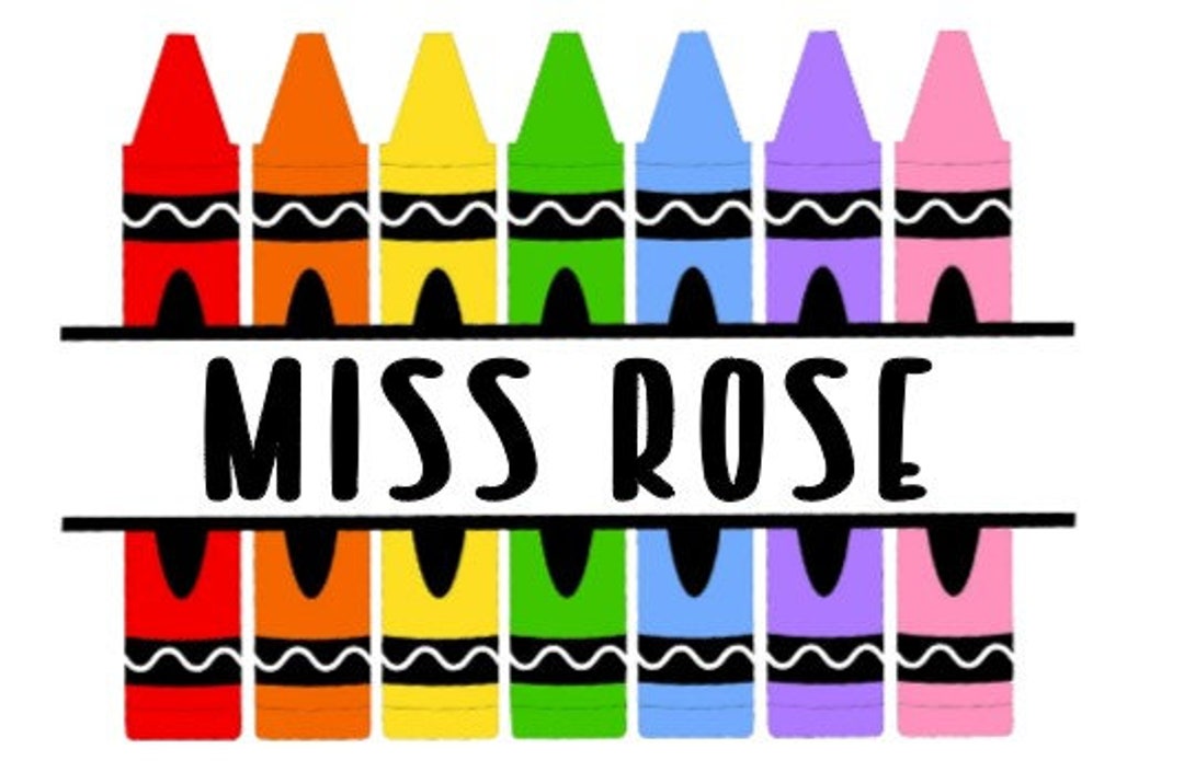 Crayon Decal, Crayon Sticker , Teacher Gift, Car Decal - Etsy