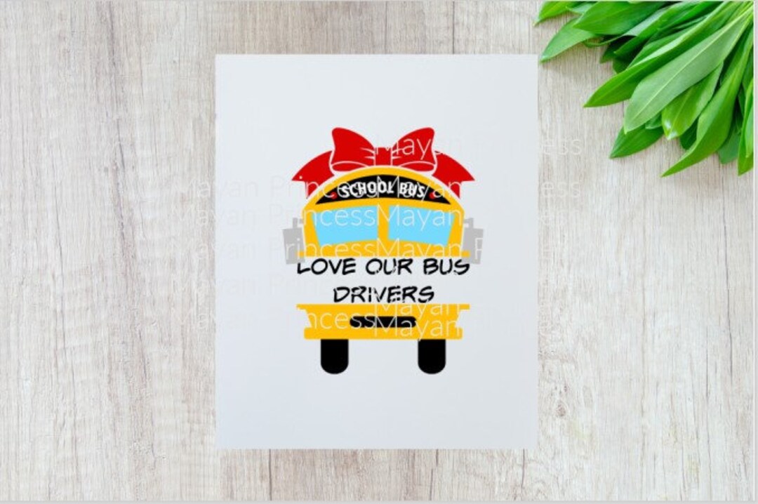 Love Our Bus Driver| Back to School Decal | Personalized Viny Decal - Etsy