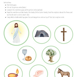 Easter Story Advent | Printable Christian Easter Countdown | Digital ...