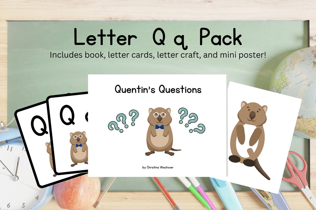 Letter of the Week Pack - Letter Q | Quentin Quokka | Letter Books ...