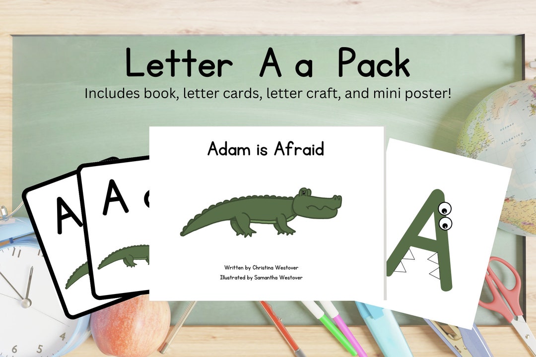 Letter of the Week Pack - Letter A | Adam Alligator | Letter Books ...