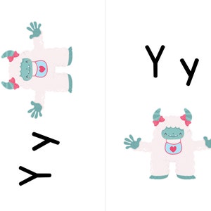 Letter of the Week Pack Letter Y Baby Yeti and Nanny Yak Letter Books ...