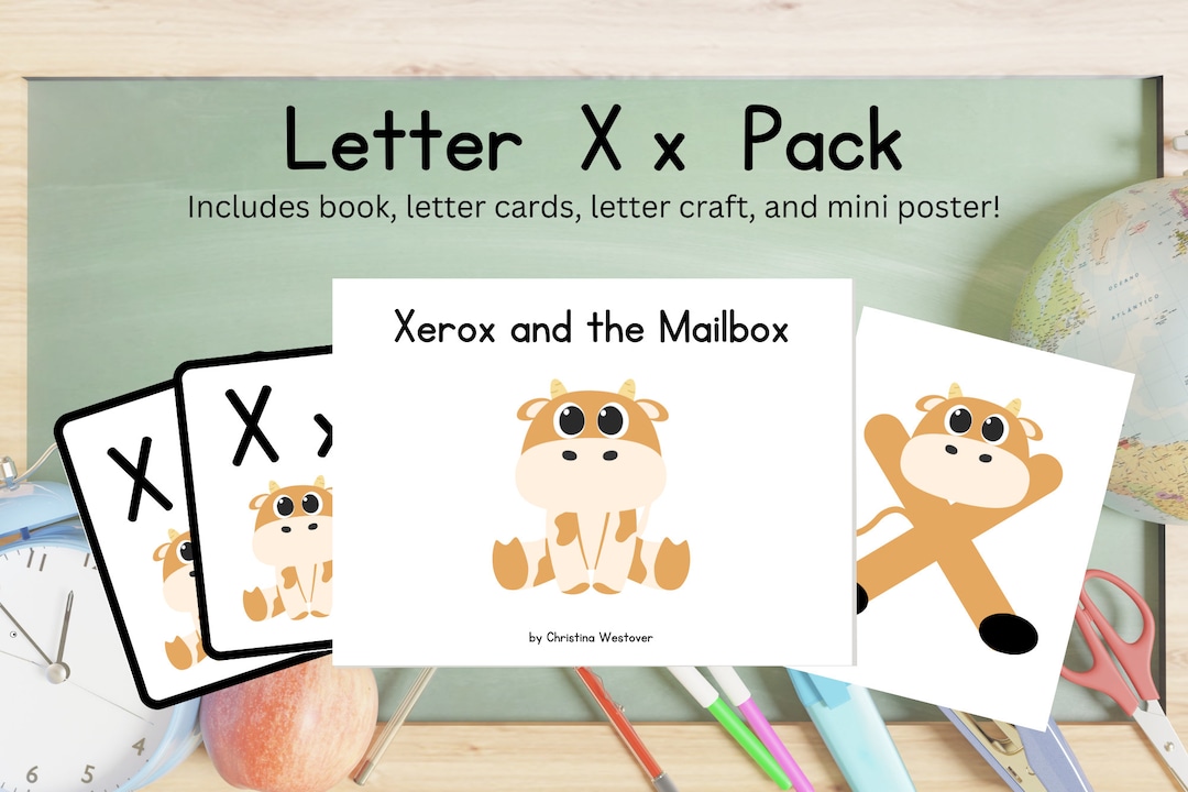 Letter of the Week Pack - Letter X | Xerox Ox | Letter Books | ABC ...