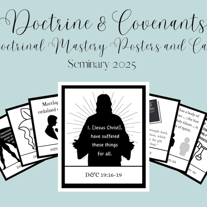 Seminary Lds Posters 2025 - Etsy